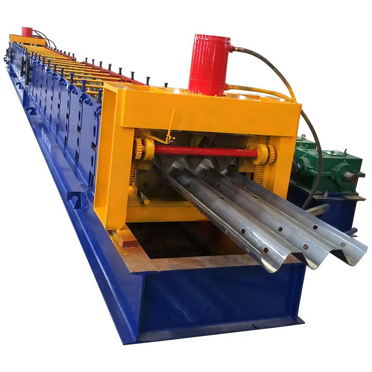 2 Wave Highway Guardrail Forming Machine 3 Wave Steel W Beam Panel Roll ...